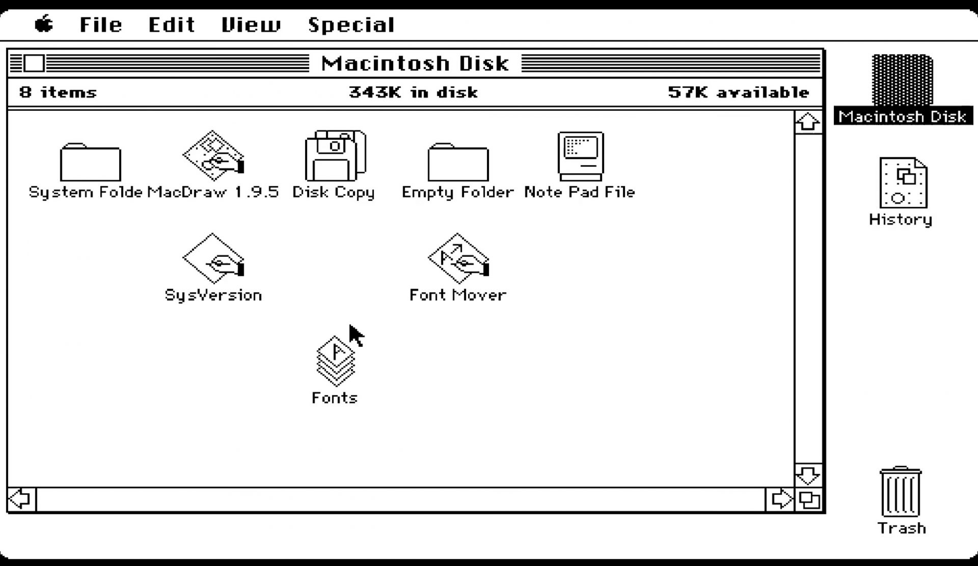 About the GUI of a 1984 Macintosh – Interaction Design History Spring 2022