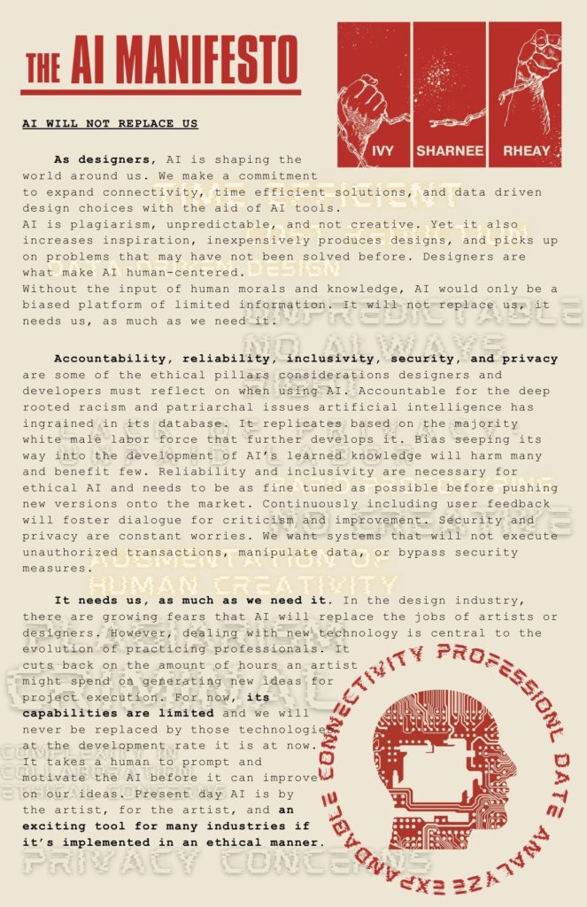 Manifesto for Human Centered AI | Interaction Design History 2023